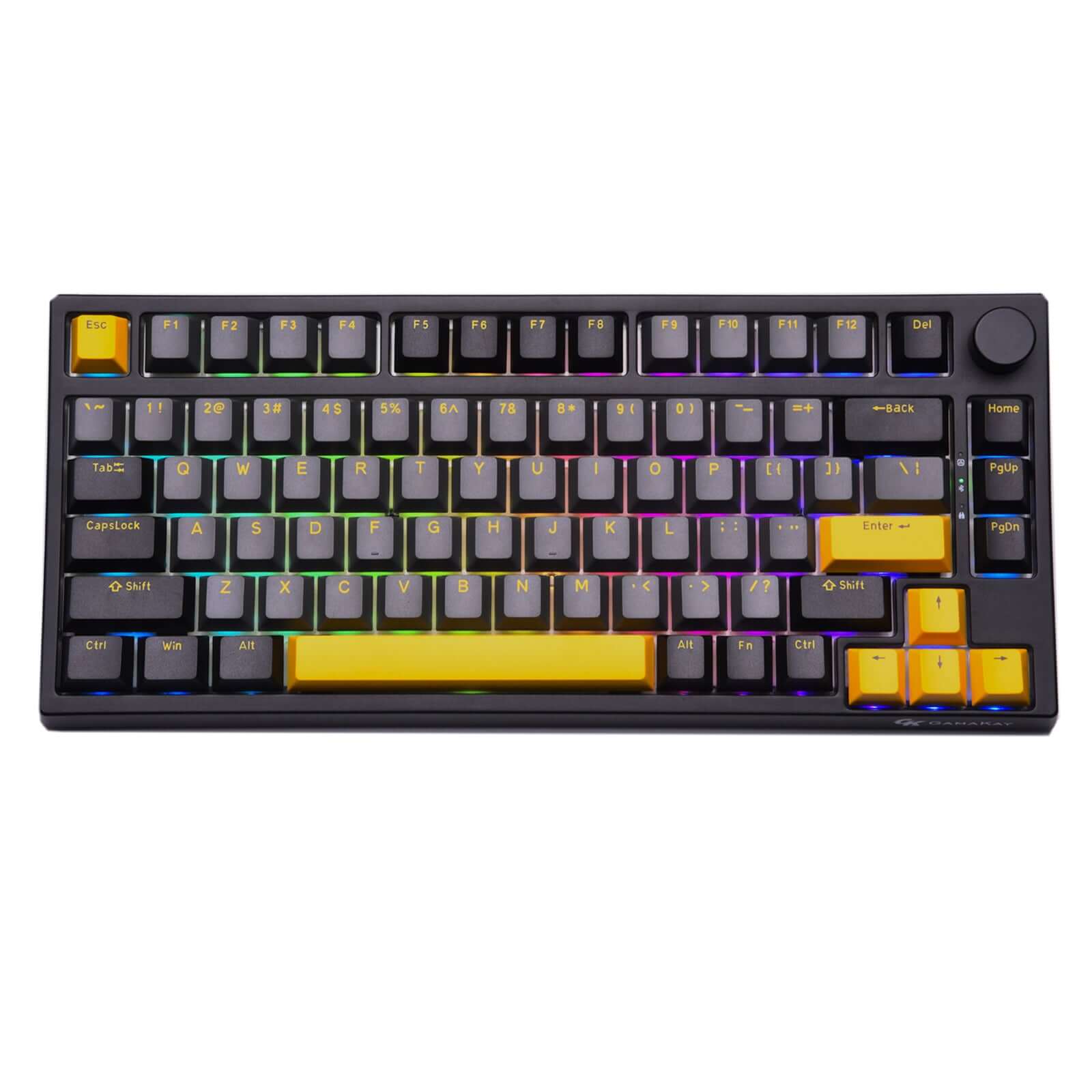 Gamakay TK75 HE 75% Hall-Effect wireless mechanical keyboard with Rapid ...