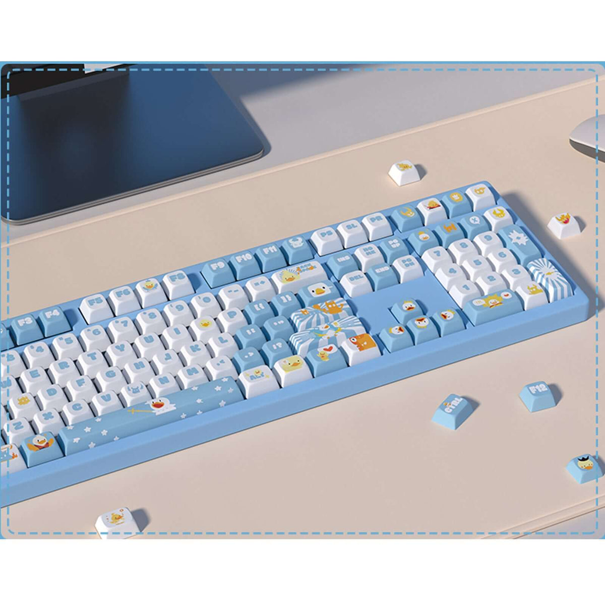 Gamakay 137 Keys Muddle-Headed Duck Keycaps Set