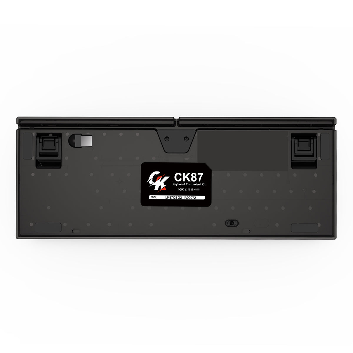 GamaKay CK87 80% Triple Mode RGB Mechanical Keyboard Customized Kit