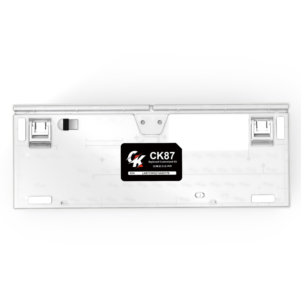 GamaKay CK87 80% Triple Mode RGB Mechanical Keyboard Customized Kit