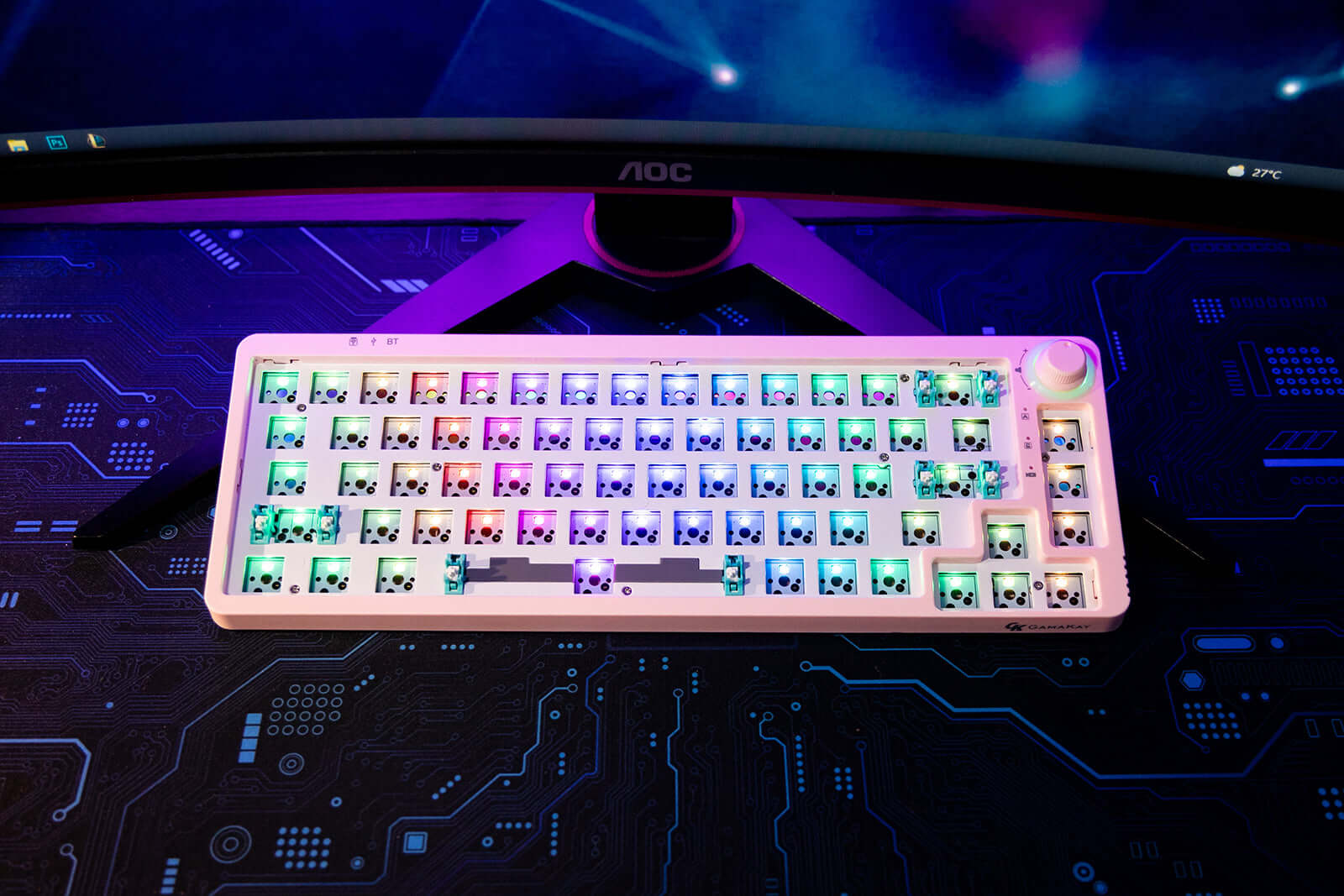 GamaKay LK67 65% mecanical Keyboard Case-Barebone version