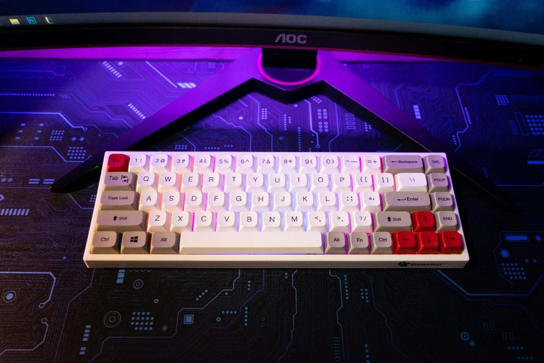 Gamakay TK68 65% RGB Mechanical Gaming Keyboard