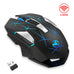 HXSJ T300 2.4G Wireless RGB Gaming Mouse 1000-2400DPI