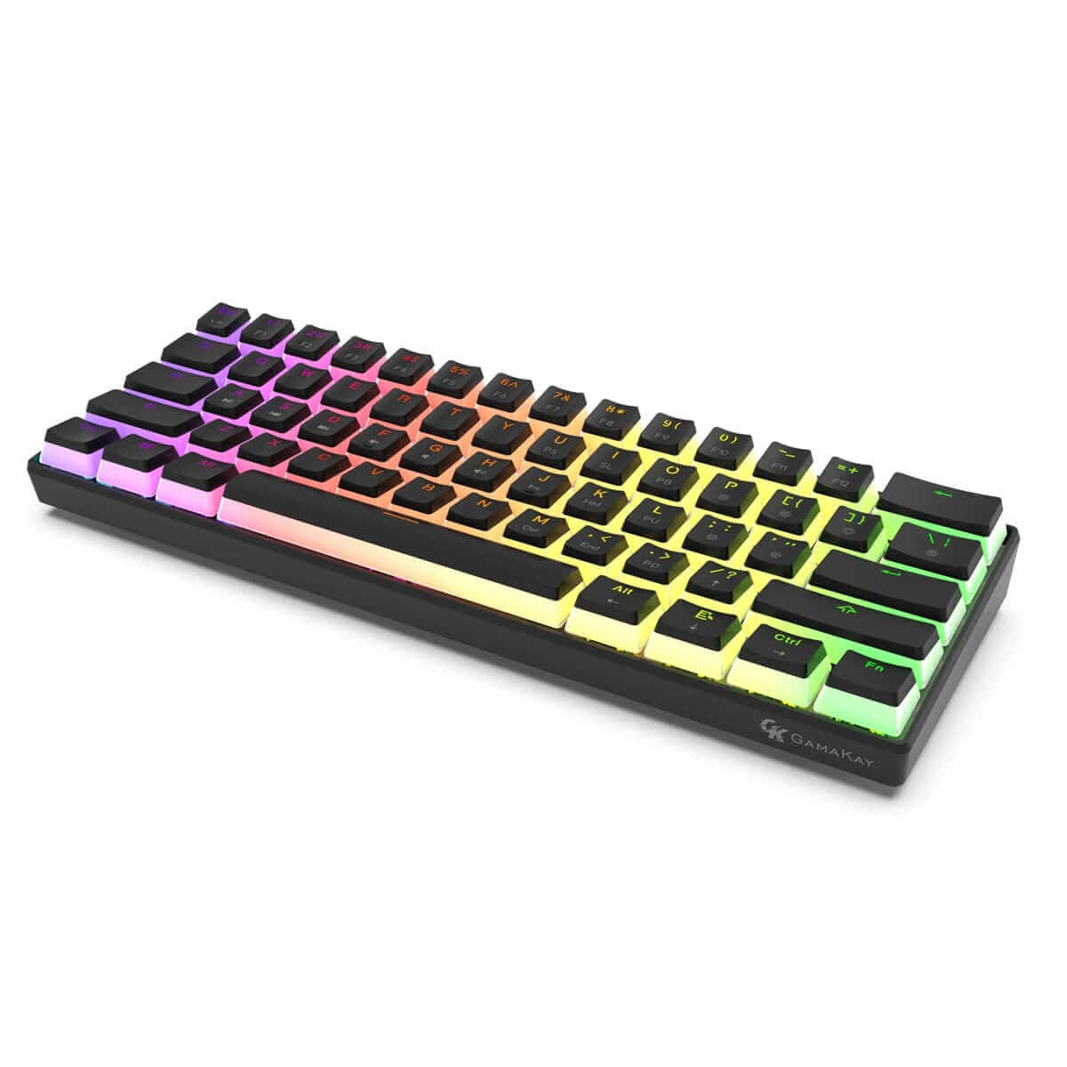 Mechanical Gaming Keyboard Gamakay MK61 | Double-shot Pudding Keycaps ...